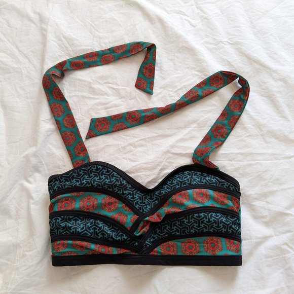 Modcloth | Swim | Nwt Set The Serene Swimsuit In Emerald | Poshmark